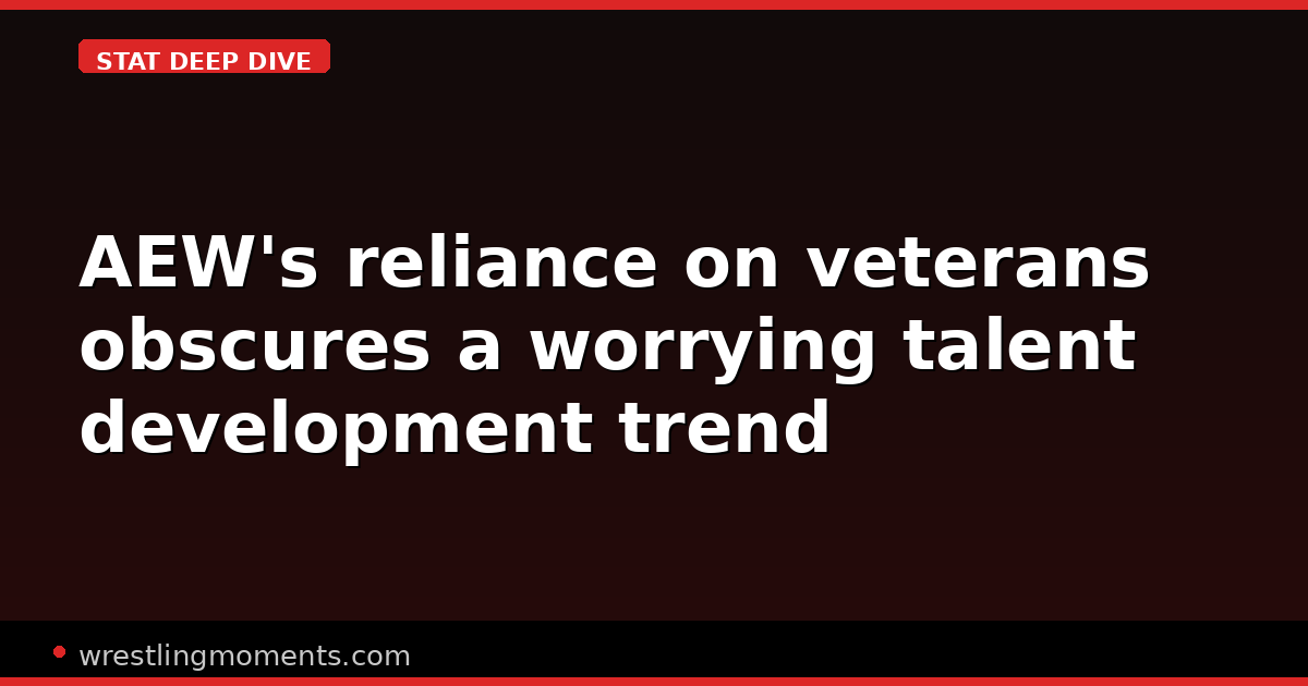 AEW's reliance on veterans obscures a worrying talent development trend